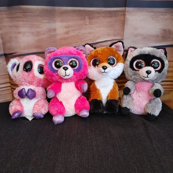 Ty | Toys | Ty Beanie Babiesboos Mini 6 Lot Of 4 Rocco Slick Roxie ...